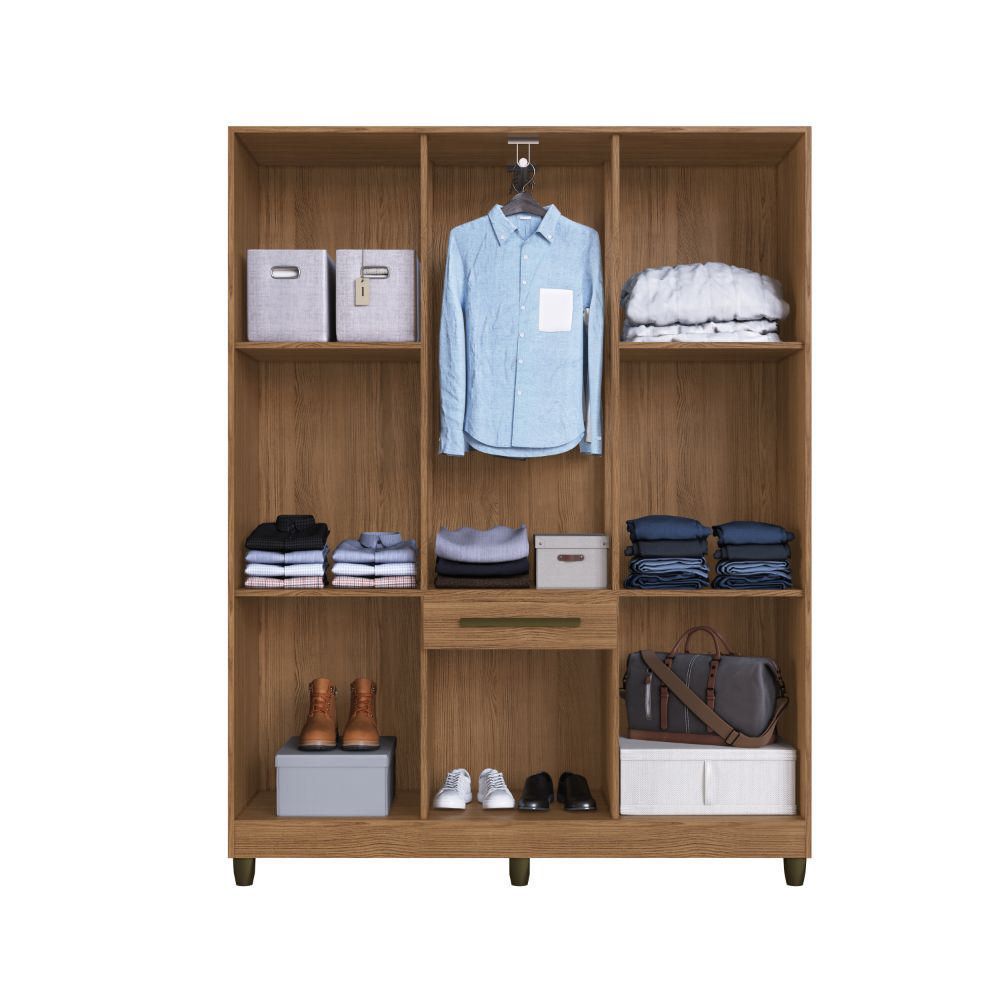 Ropero Venus 6 Puertas 1 Cajón 1 Zapatera Bicolor - Promart