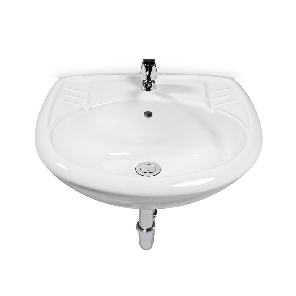 Lavatorio Manantial Blanco Trebol - Promart