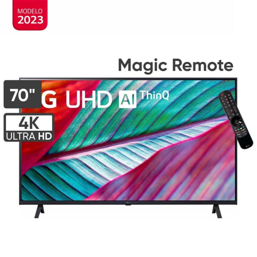 Televisor LG 70" LED Smart TV Ultra HD 4K con ThinQ AI 70UR8750PSA ...