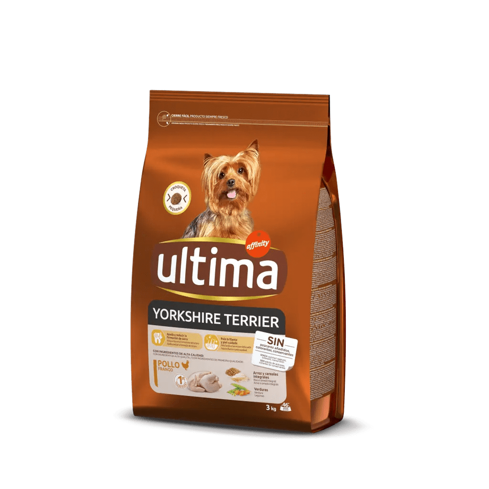 Alimento para Perro Ultima Mini Yorkshire Terrier con Pollo 3kg - Promart