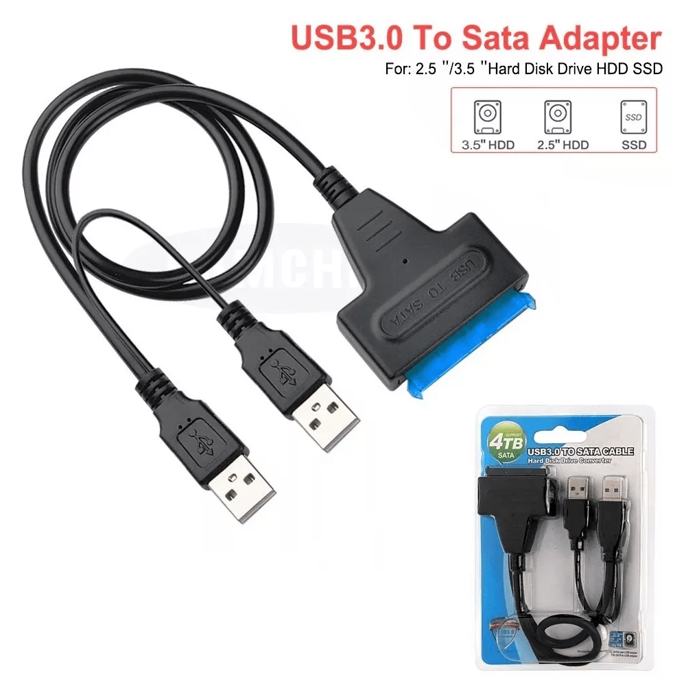 Convertidor cable Sata A Usb 3.0 disco duro rígido, solido - Promart