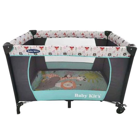 Corral de Bebe Baby Kits BK5006 Plegable PARTY Celeste - Promart