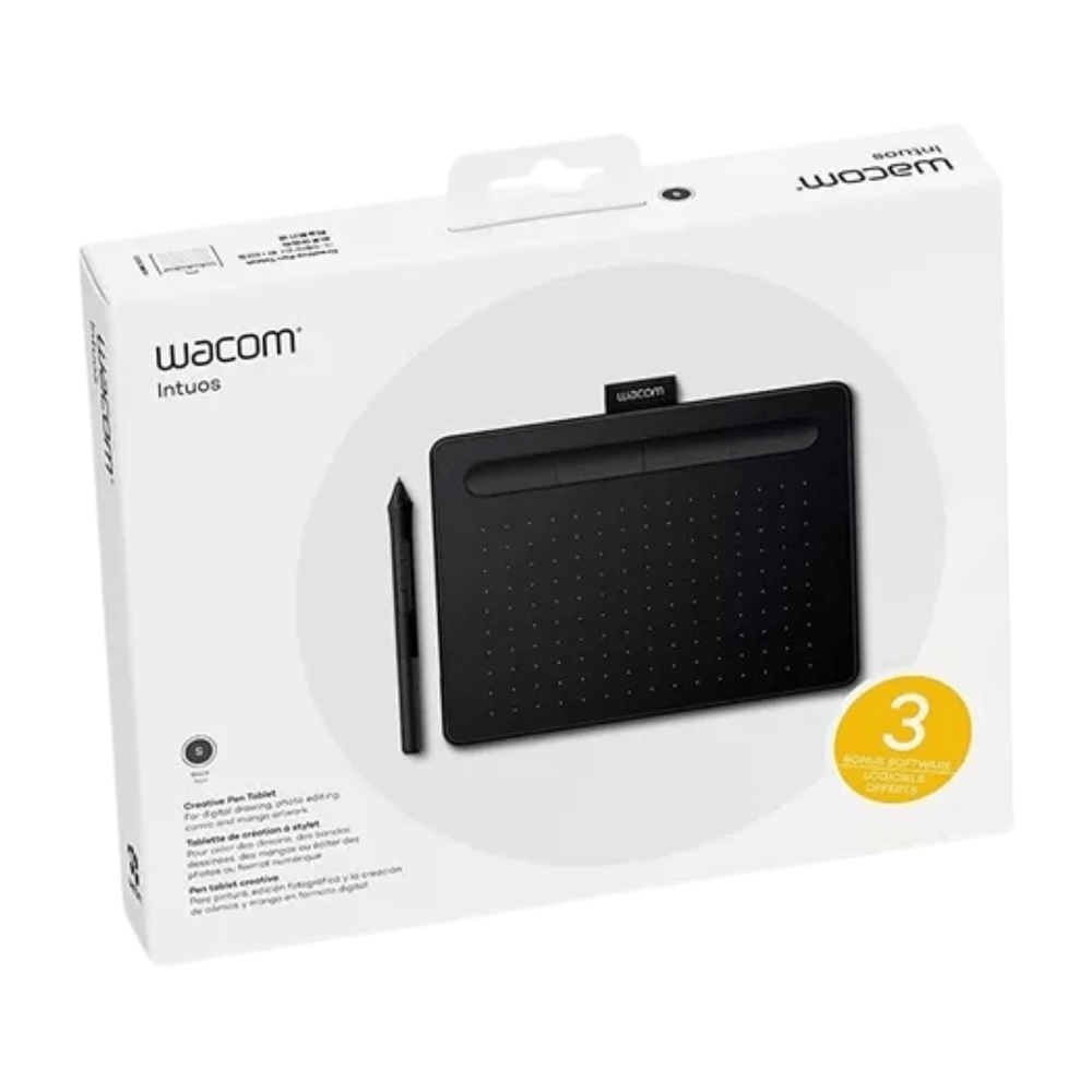 Tableta Wacom Small Intuos Ctl4100 Grafica Black - Promart