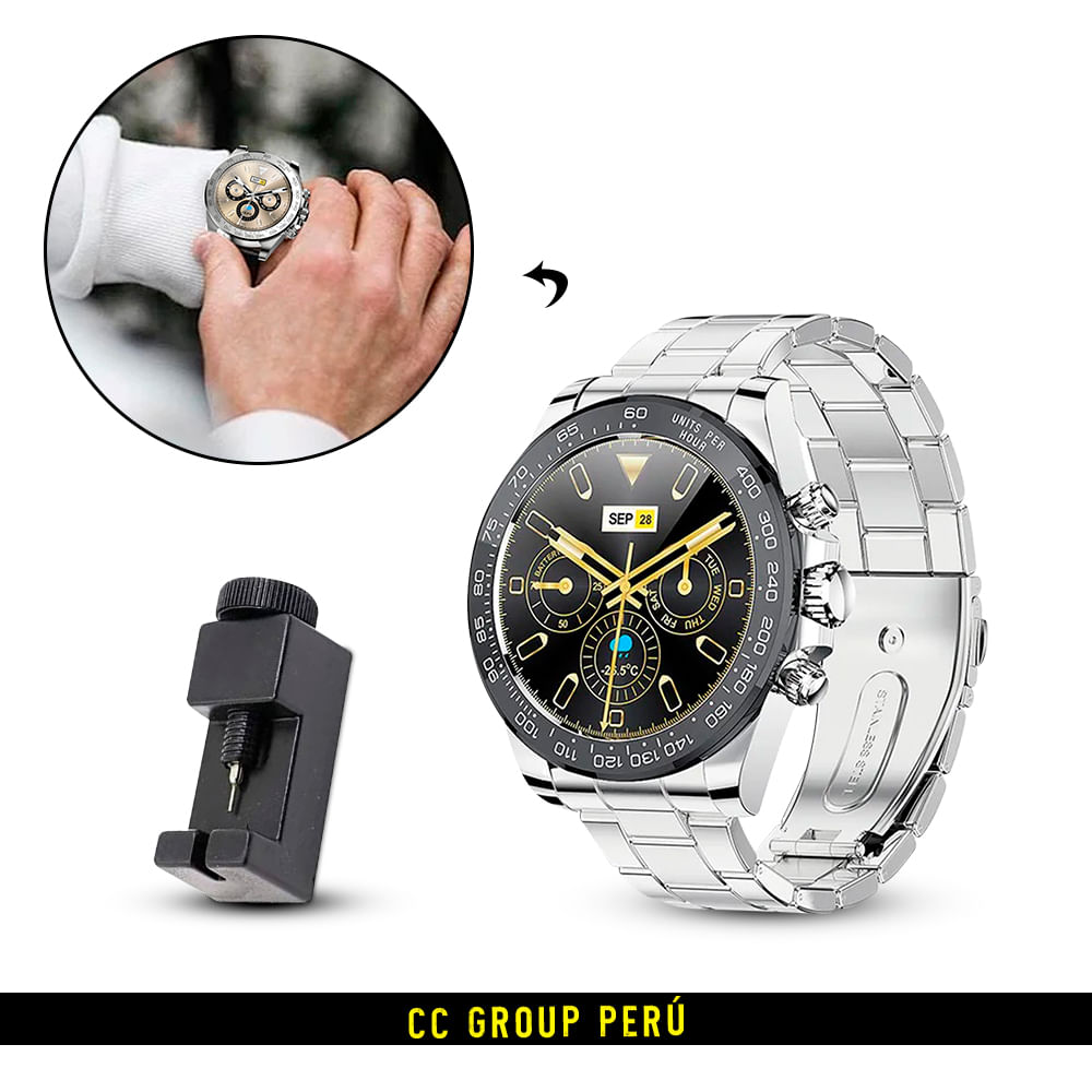 Smartwatch AW13 Reloj Inteligente Deluxe Negro - Promart