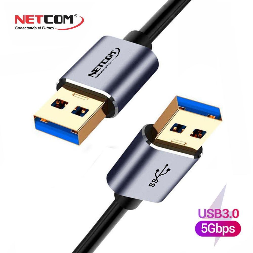 Cable USB 3.0 Macho a USB 3.0 Macho 5 Metros NETCOM - Promart