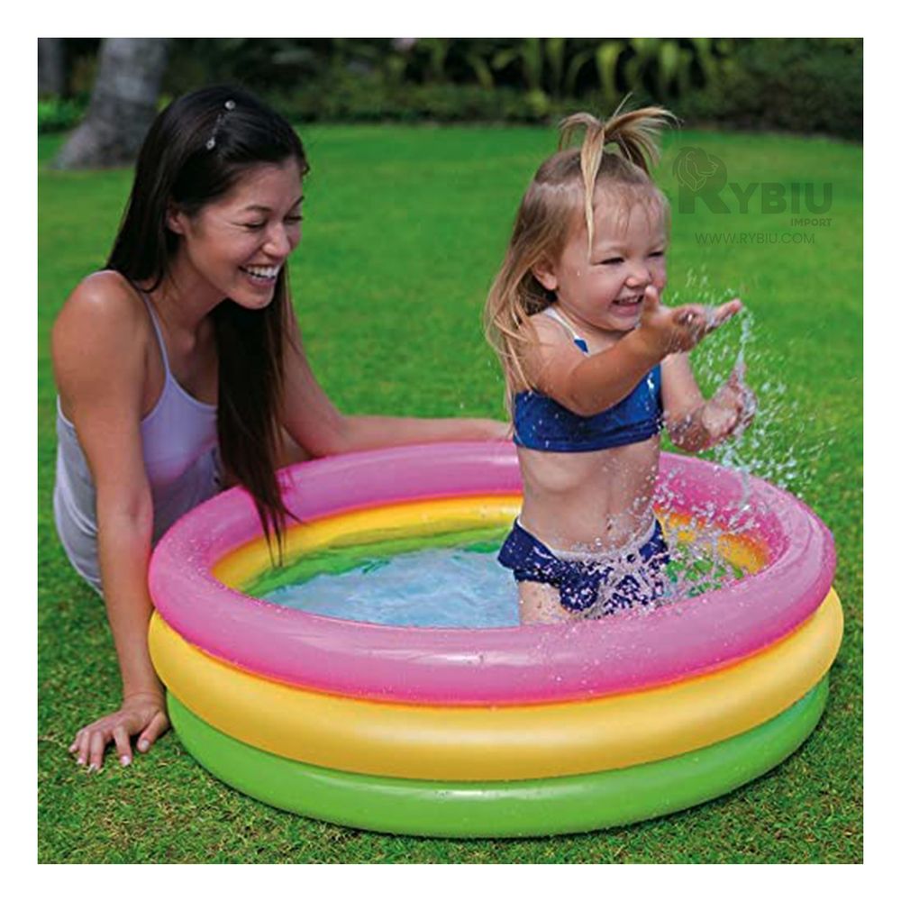 Piscina Divertida Circula Multicolor para Bebes - Promart