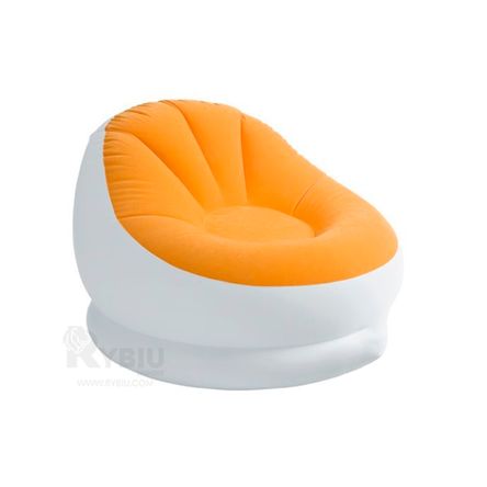 Sofa y Poof Anaranjado para Comodidad Total - Promart