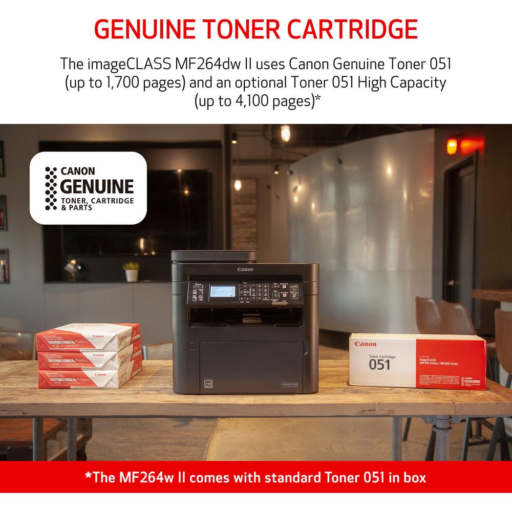 Impresora Láser Monocromática Multifunción Canon Imageclass Mf264Dw Ii ...