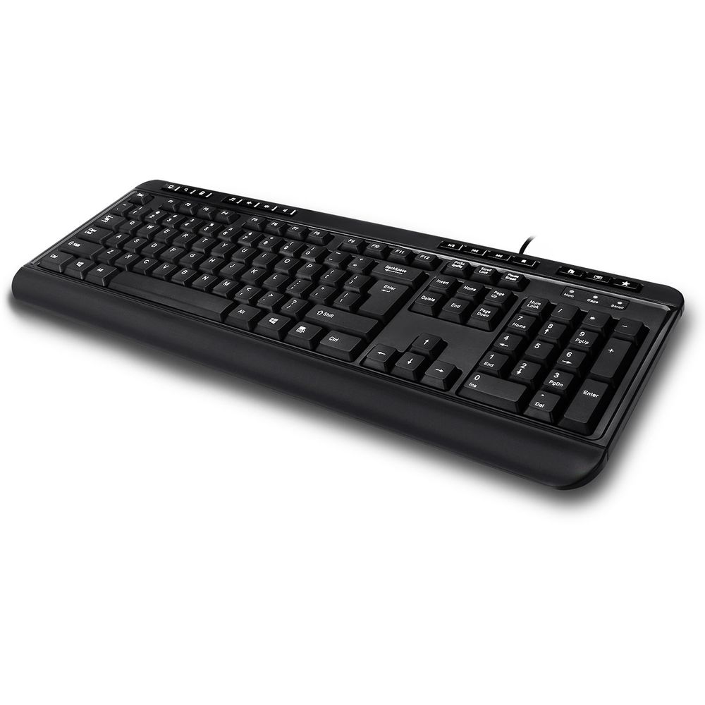 Teclado Multimedia Adesso Easytouch 132 con Hub Usb de 3 Puertos Negro ...