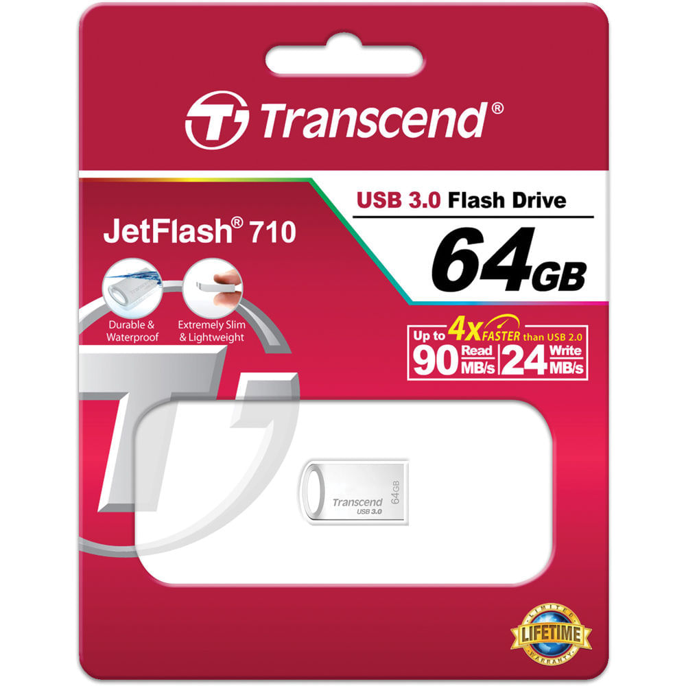 Unidad Flash Usb 3.0 Transcend Jetflash 710 de 64Gb - Promart