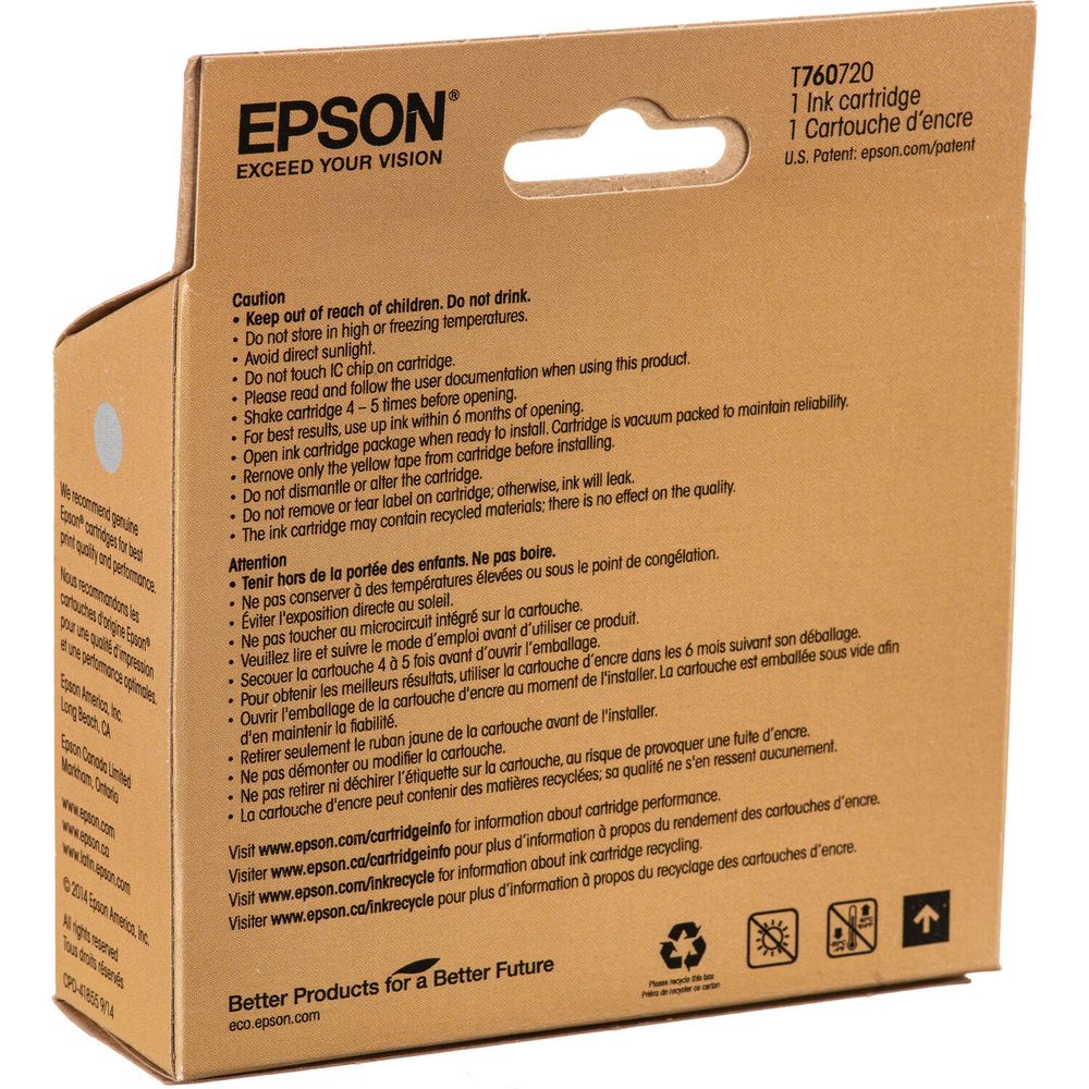 Kit de Cartuchos de Tinta Epson T760 Ultrachrome Hd - Promart