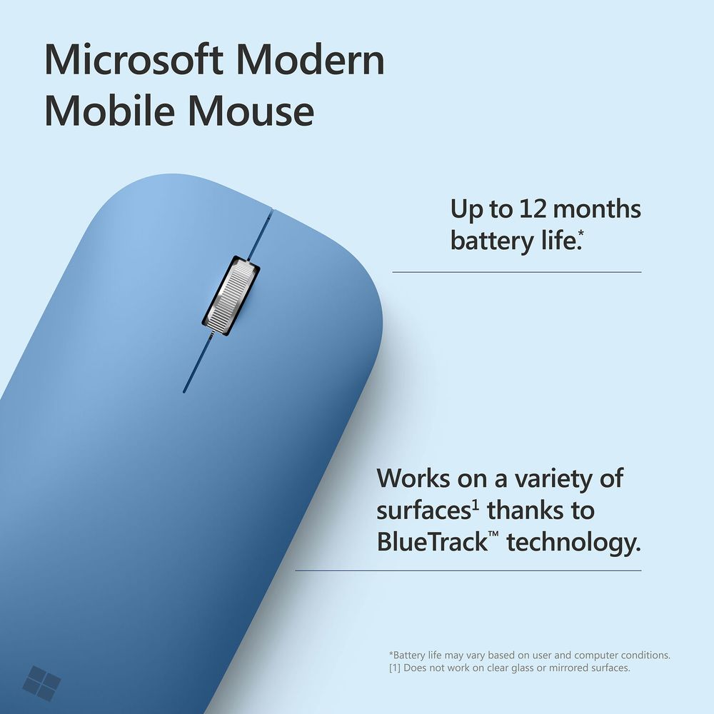 Mouse Microsoft Modern Mobile Sapphire - Promart