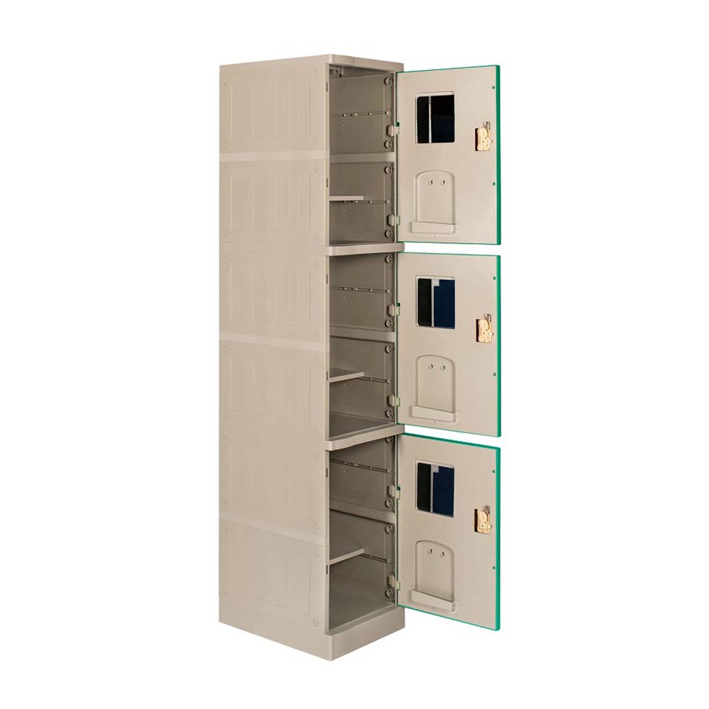 Locker Abs Lp103 Clave 4 dígitos Verde Maletek - Promart