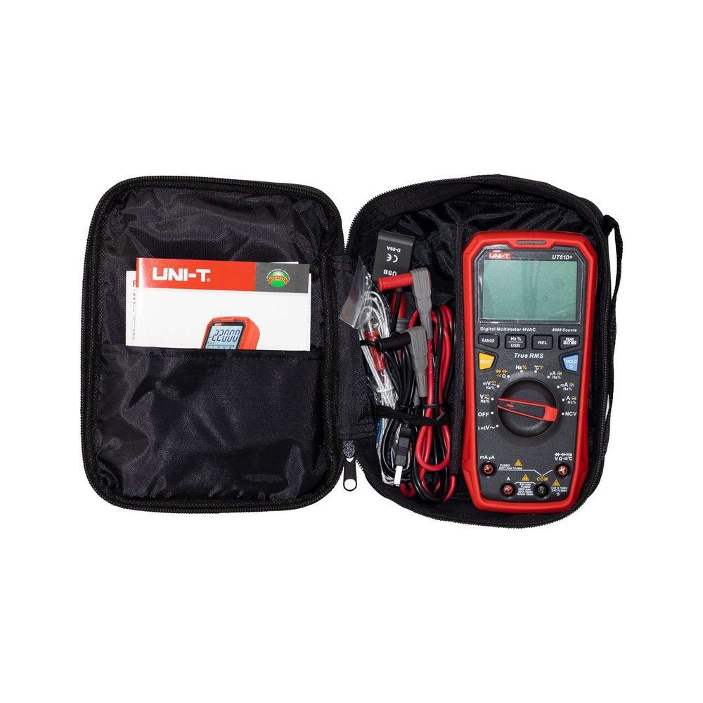 Multímetro Digital con Capacitancia, Frecuencia y Temperatura True RMS ...