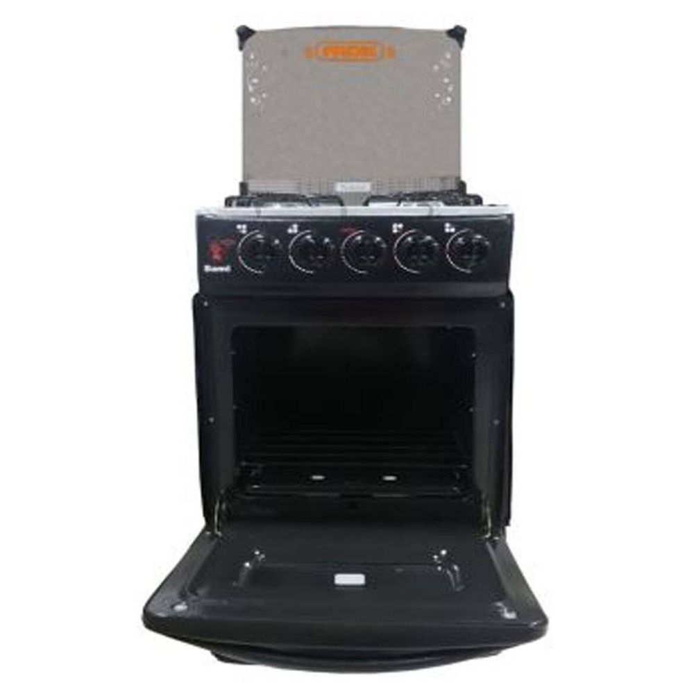 Cocina y Horno Fadic Sami 4H con Tapa de Vidrio Negro - Promart