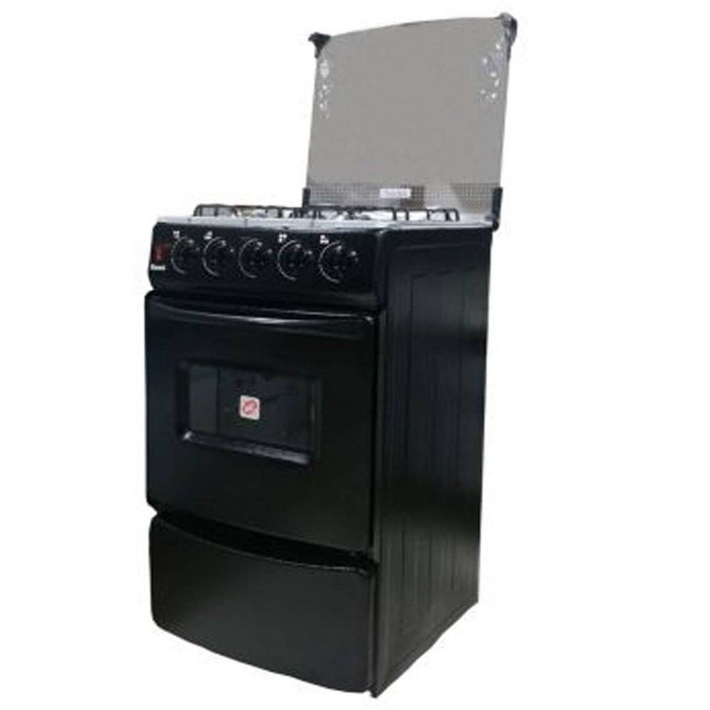 Cocina y Horno Fadic Sami 4H con Tapa de Vidrio Negro - Promart