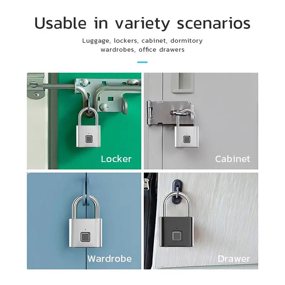 Candado Inteligente con Huellas Digital | Promart.pe - Promart