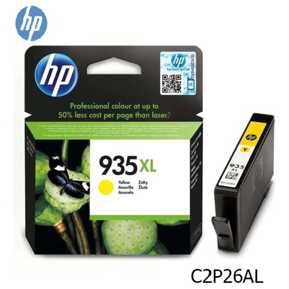 Cartucho de Tinta HP 935XL Amarillo C2P26AL ORIGINAL - Promart