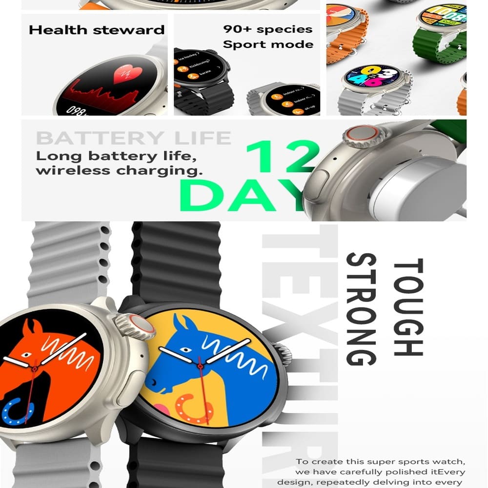 Smartwatch Acuatico HW3 Ultra Max Negro | Promart.pe - Promart