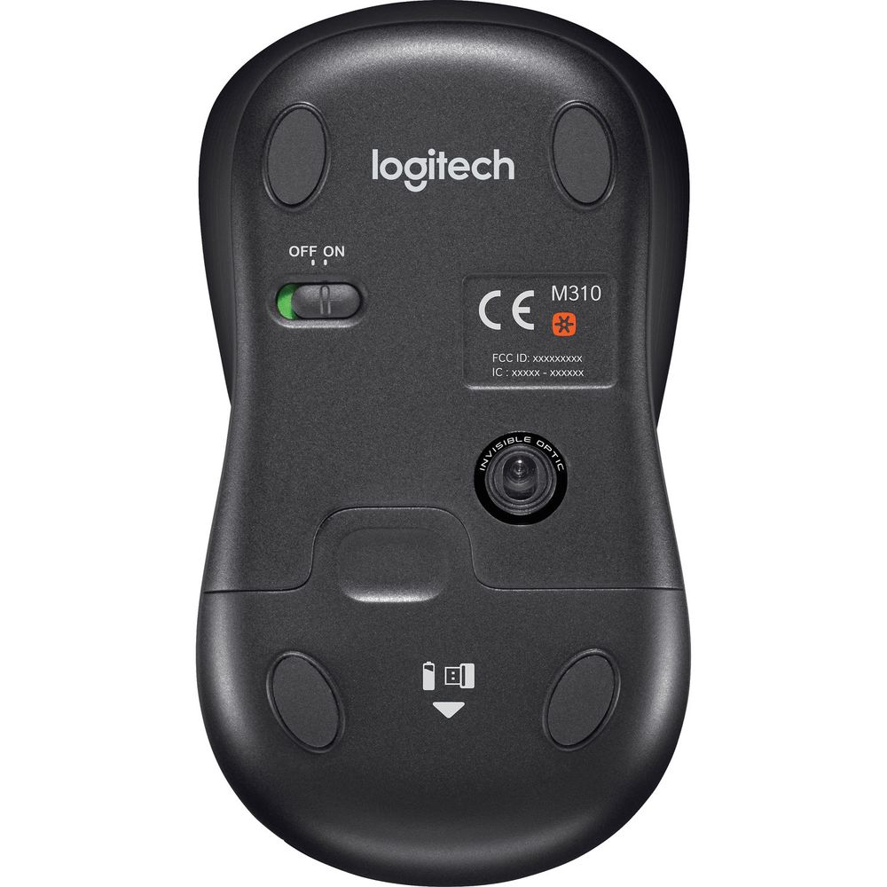 Mouse Inalámbrico Logitech M310 Plata - Promart