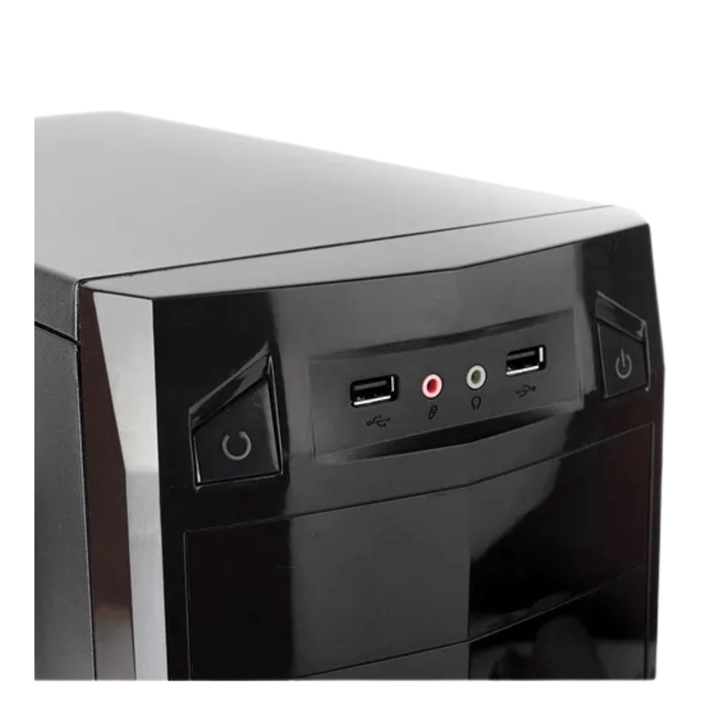 Case Atx Dataone Apolo 321BR Puerto Usb Color Negro Fuente 600w - Promart