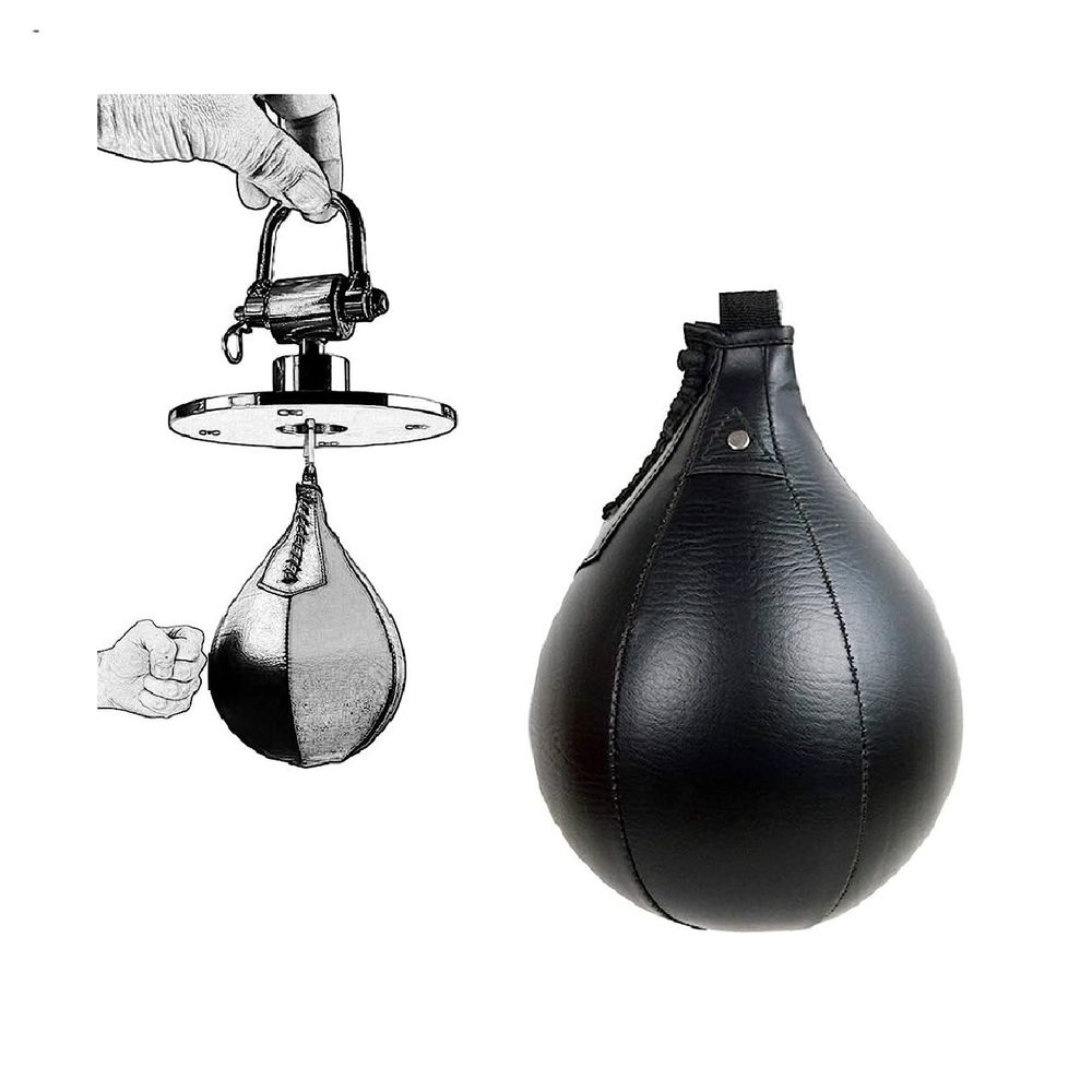 Pera De Boxeo Profesional Con Rotor y Base Regulable - Promart