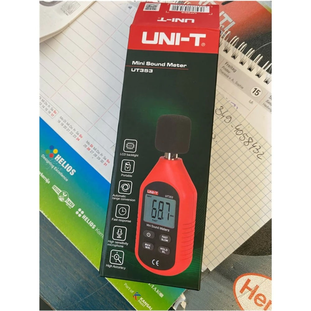 Sonómetro Medidor De Sonido Ruido Decibelímetro UNI-T UT353 | Promart ...