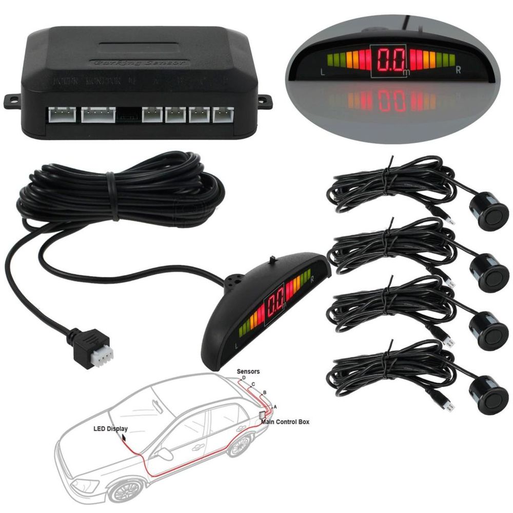 Kit Sensor de Retroceso Aparcamiento 165m Radar 25metros | Promart.pe ...