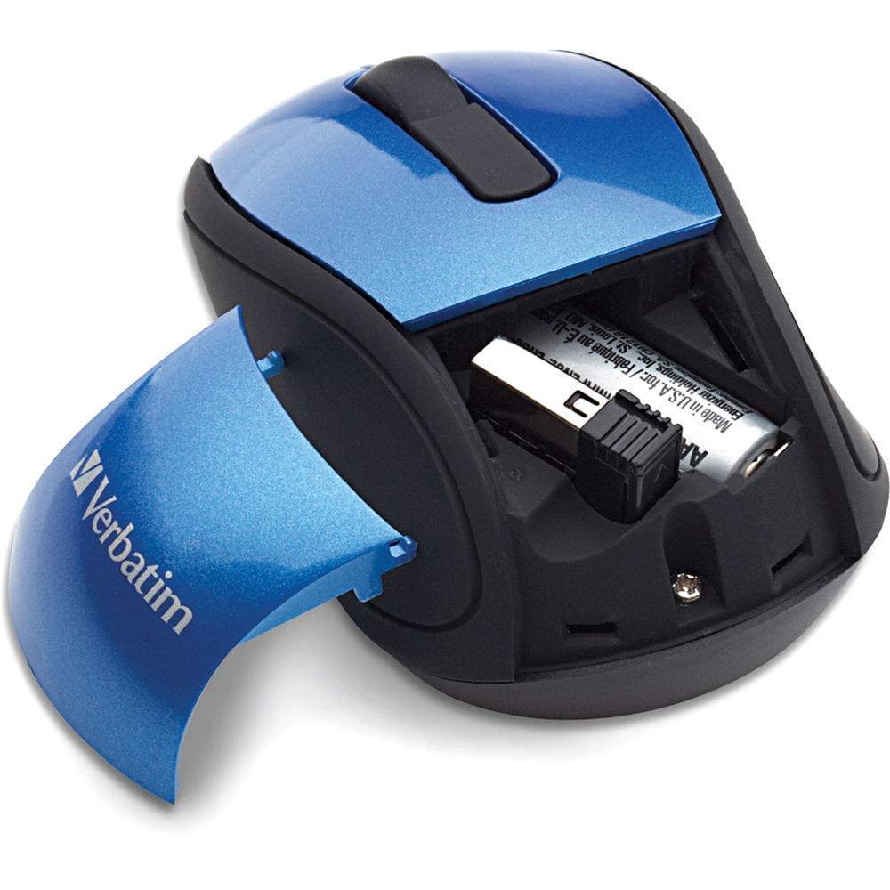 Mouse Inalámbrico Verbatim Mini Travel Azul - Promart