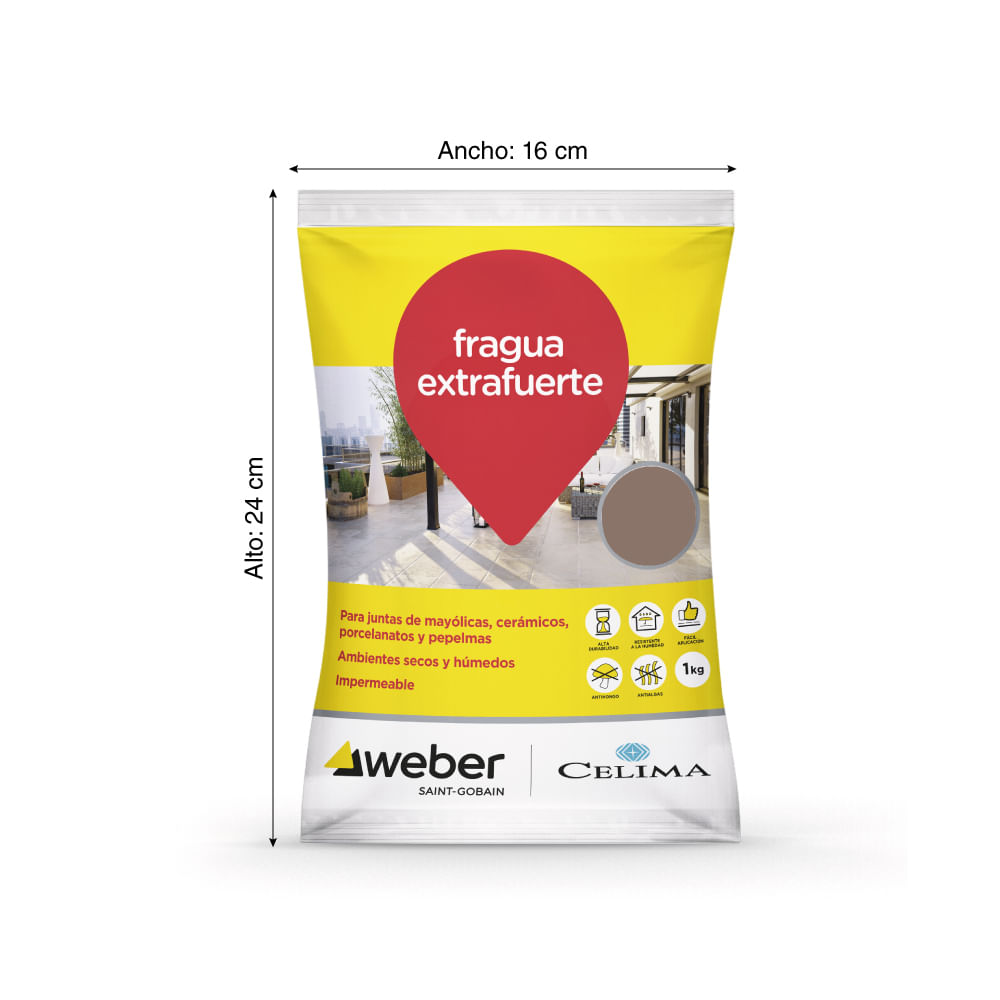 Fragua Premium Arena 1 kg Celima Weber - Promart