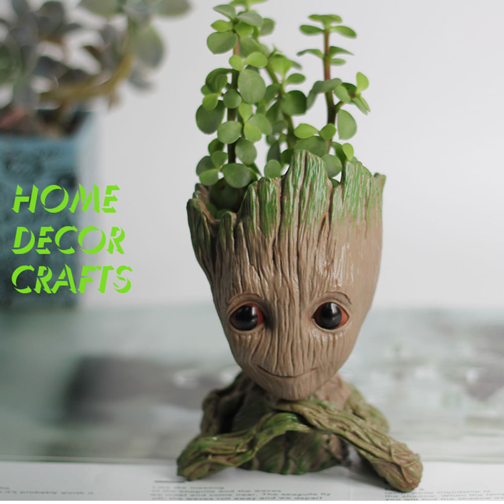 Maceta decorativa Baby Groot Guardianes de la Galaxia Marvel 14cm Adorable - Promart