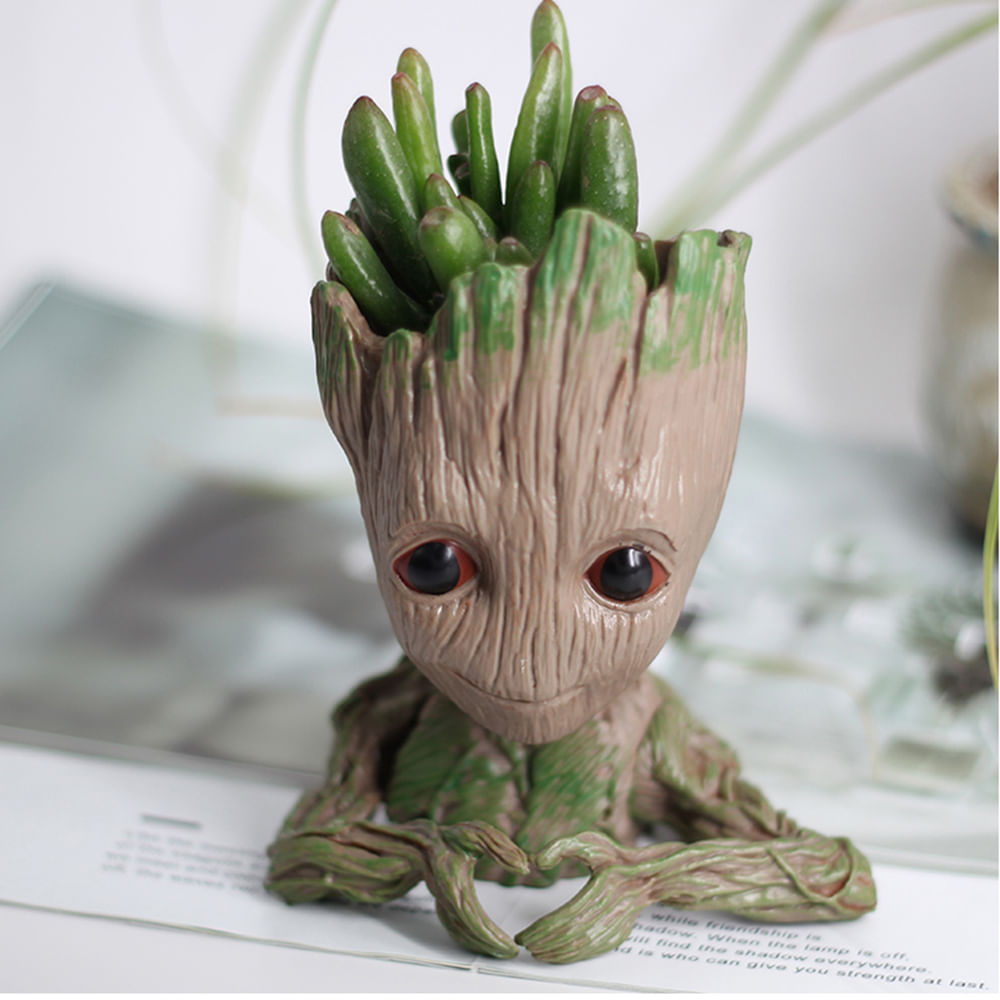 Maceta decorativa Baby Groot Marvel 14cm Regalo Enamorado San Valentin ...