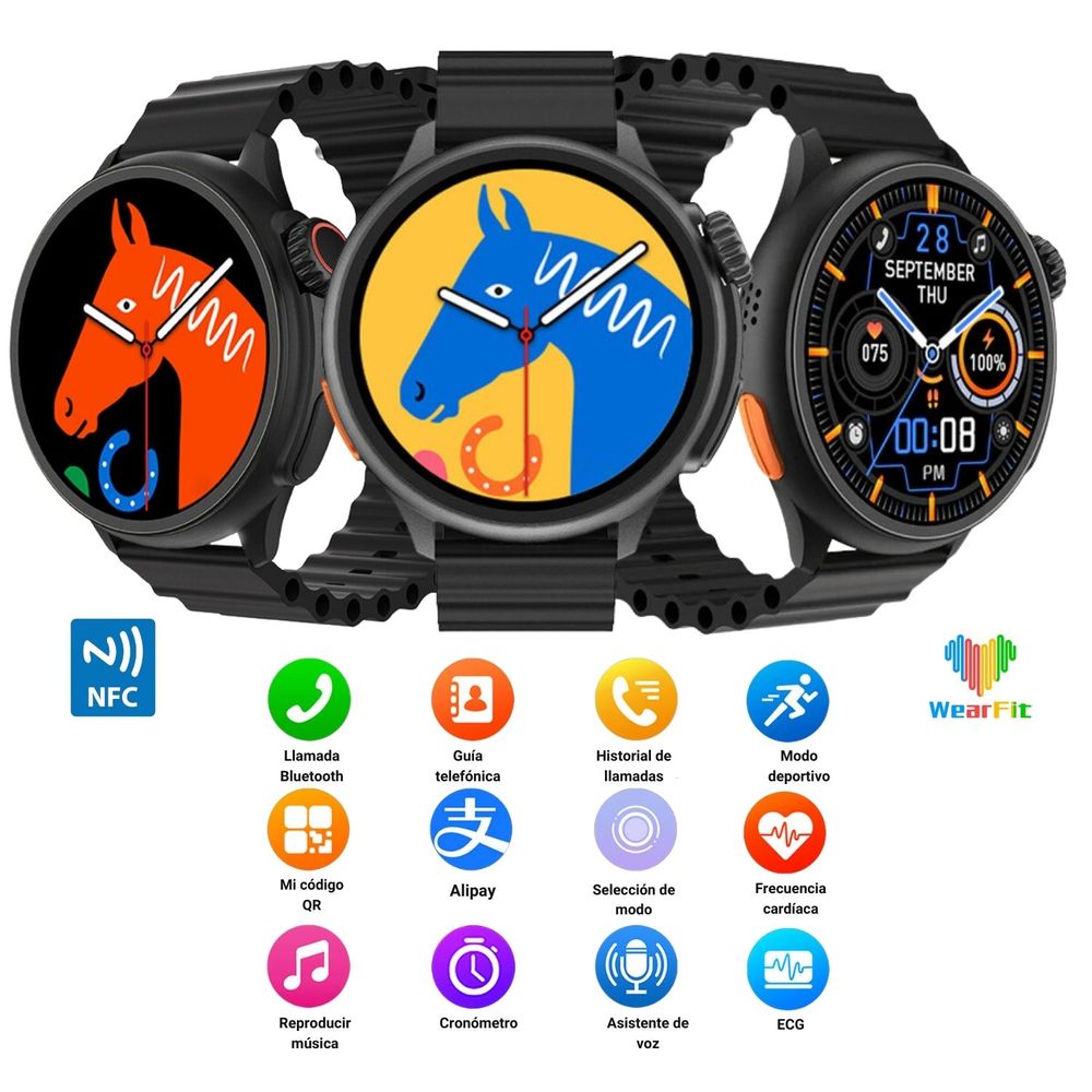 SmartWatch Deportivo HW3 ULTRA MAX - Promart