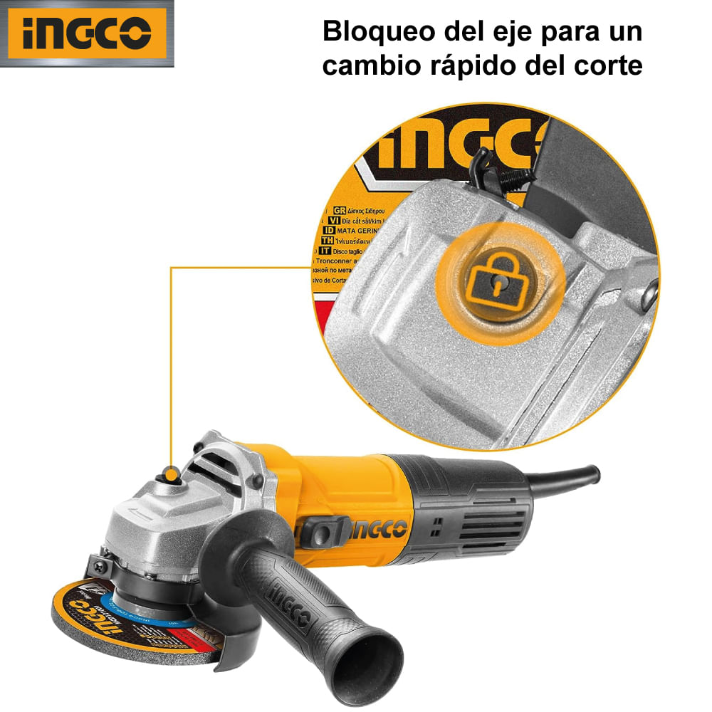 Amoladora Angular Ingco 4 1/2" 750W AG75028 | Promart.pe - Promart