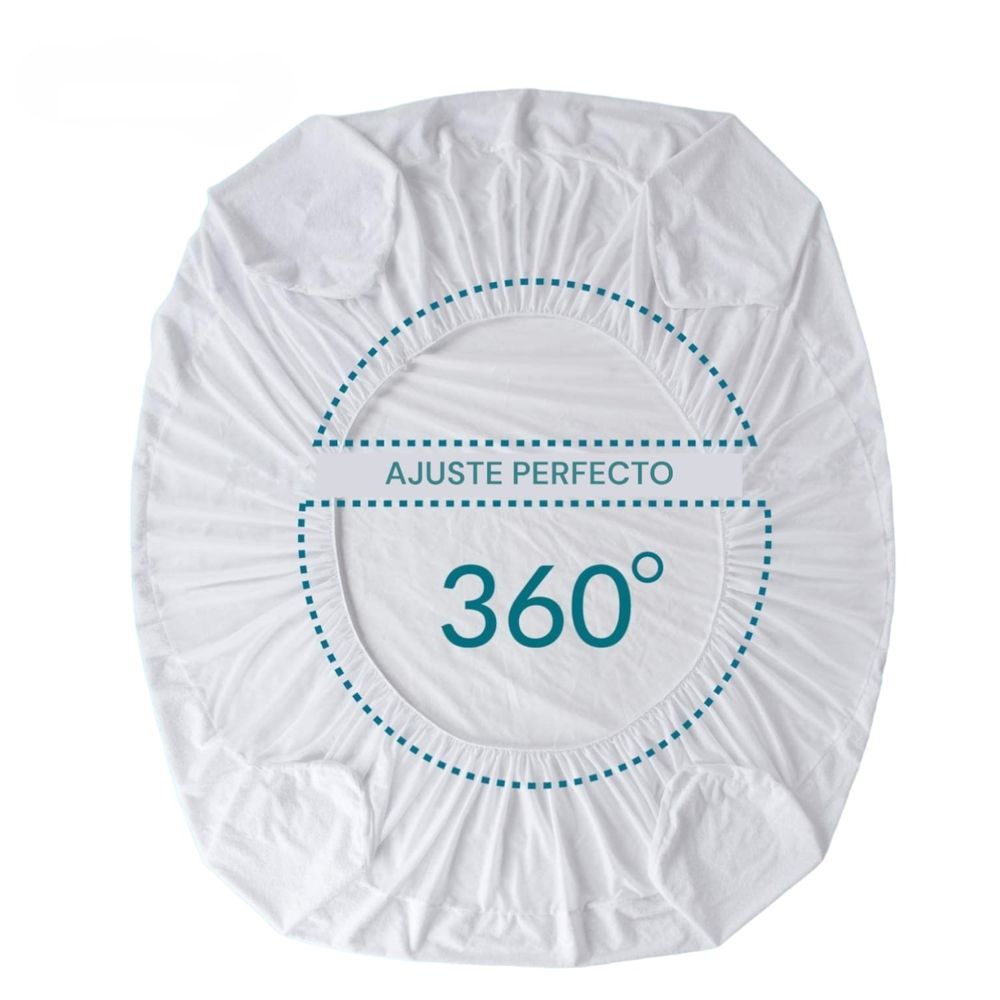 Protector de Colchón Impermeable HYPNO 2 Plazas de Bambú - Promart