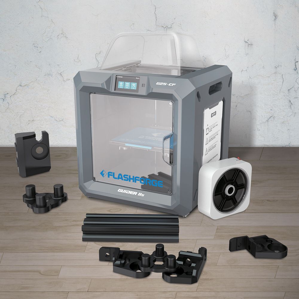 Impresora 3D Flashforge Guider 2S Cf de Fibra de Carbono - Promart