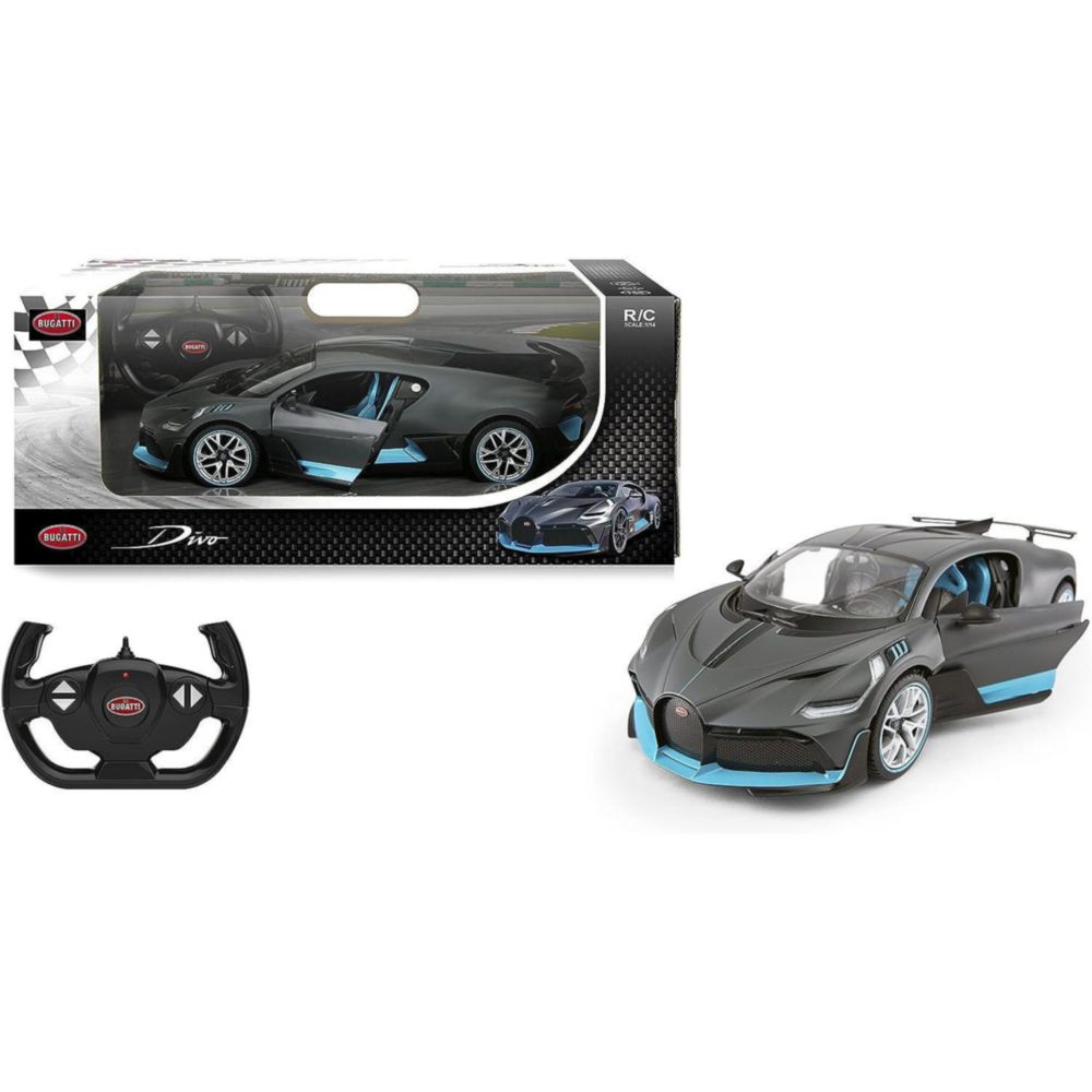 Carro A Control Remoto Rastar Bugatti Divo Gris Escala 1:14 - Promart