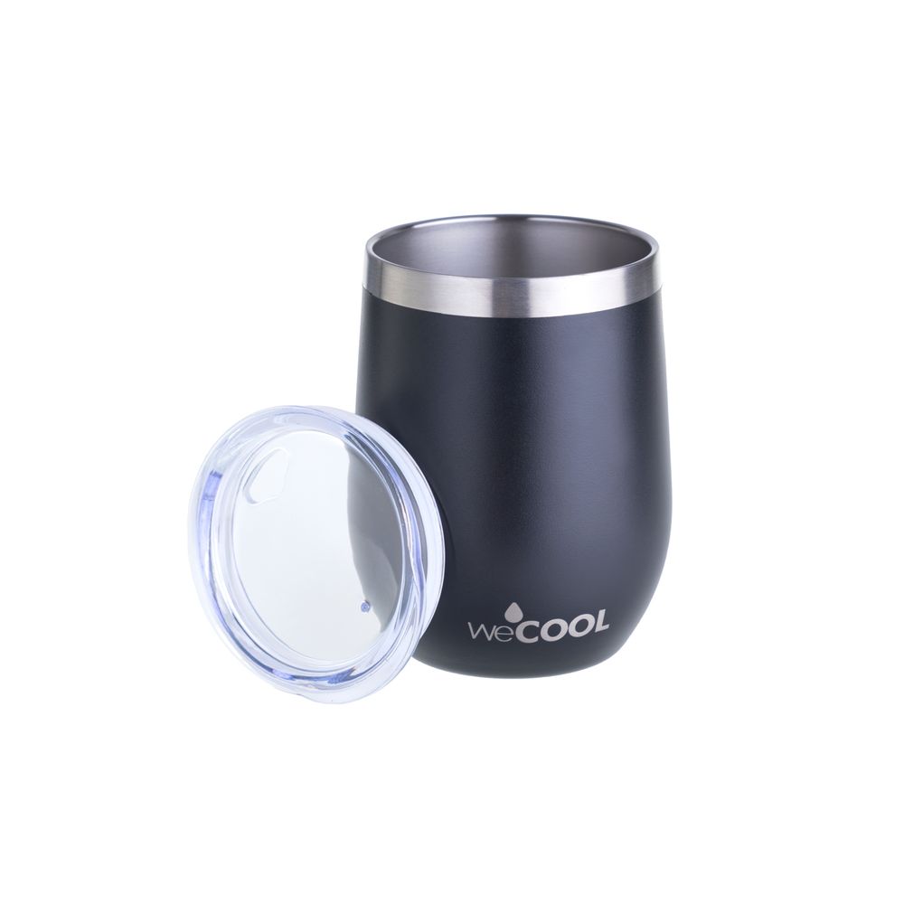 Vaso Térmico de Acero Inoxidable weCOOL 354ml Color Negro - Promart