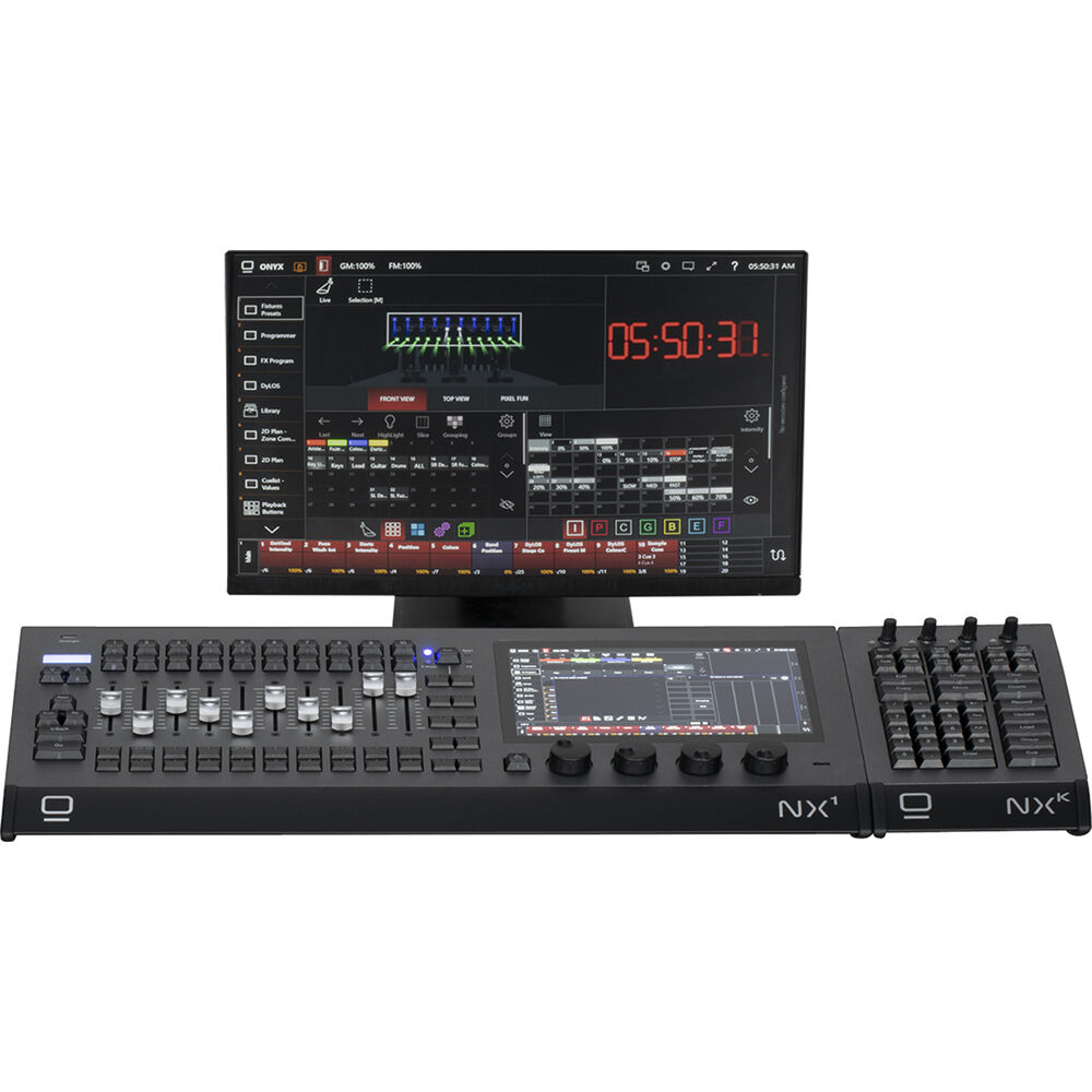Controlador de Iluminación Portátil y Compacto Obsidian Nx1 con Faders ...