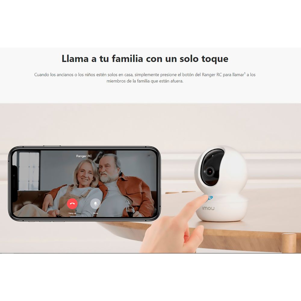 Cámara Wifi Imou Ranger Rc Gira 360 4mp Video Llamada Inteligente - Promart