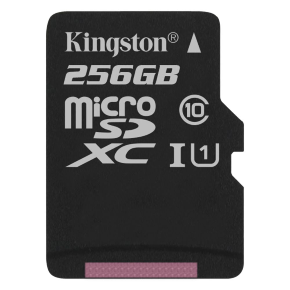 Memoria Kingston 256GB Micro SDXC CANVAS 100MBs C10 UHS-I SDCS2/256GB ...