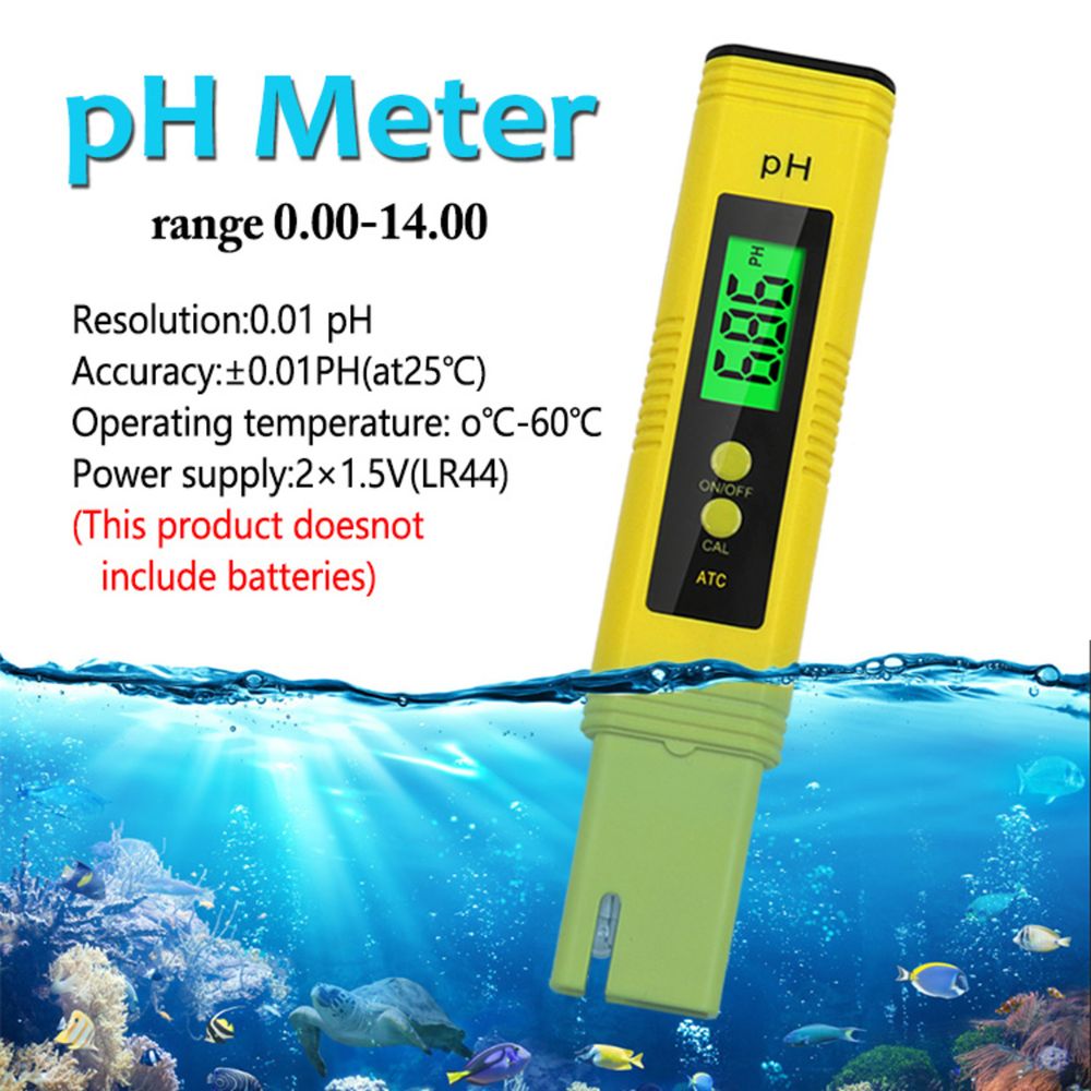 Medidor Digital de Ph Phmetro Potenciómetro Calidad de Agua - Promart