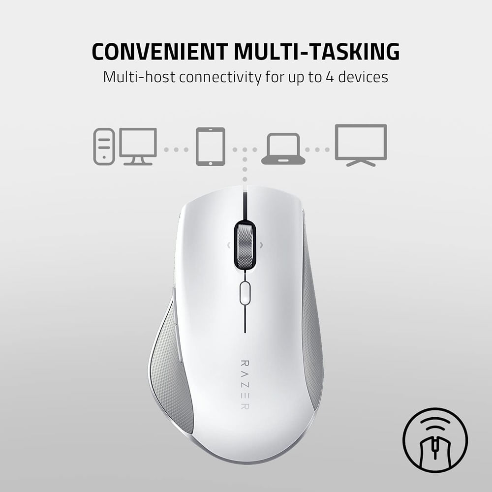 Razer Pro Click Humanscale Mouse Inalámbrico Blanco - Promart