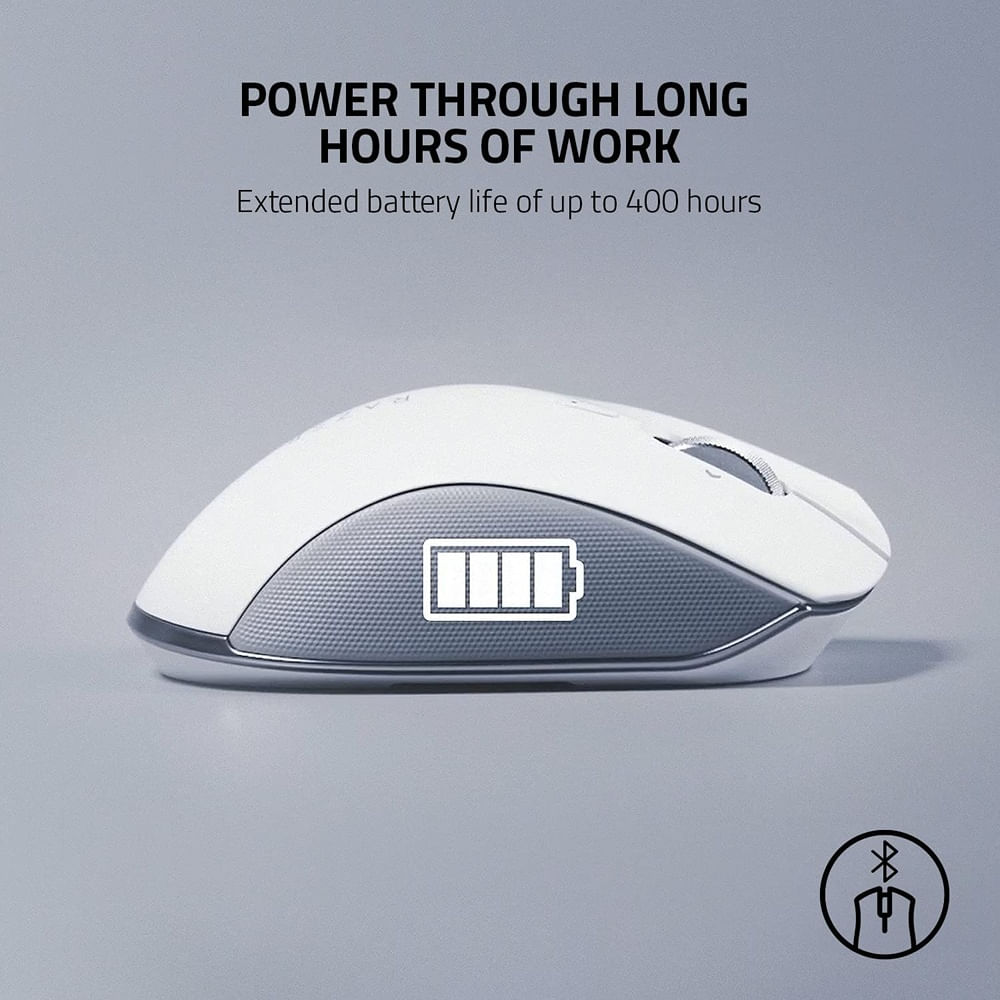 Razer Pro Click Humanscale Mouse Inalámbrico Blanco - Promart