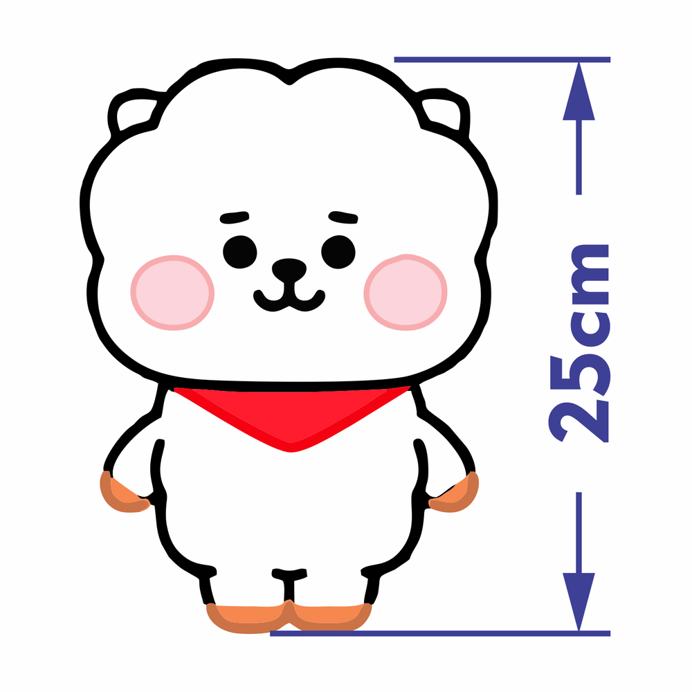 Peluche RJ 25cm BT21 - Promart