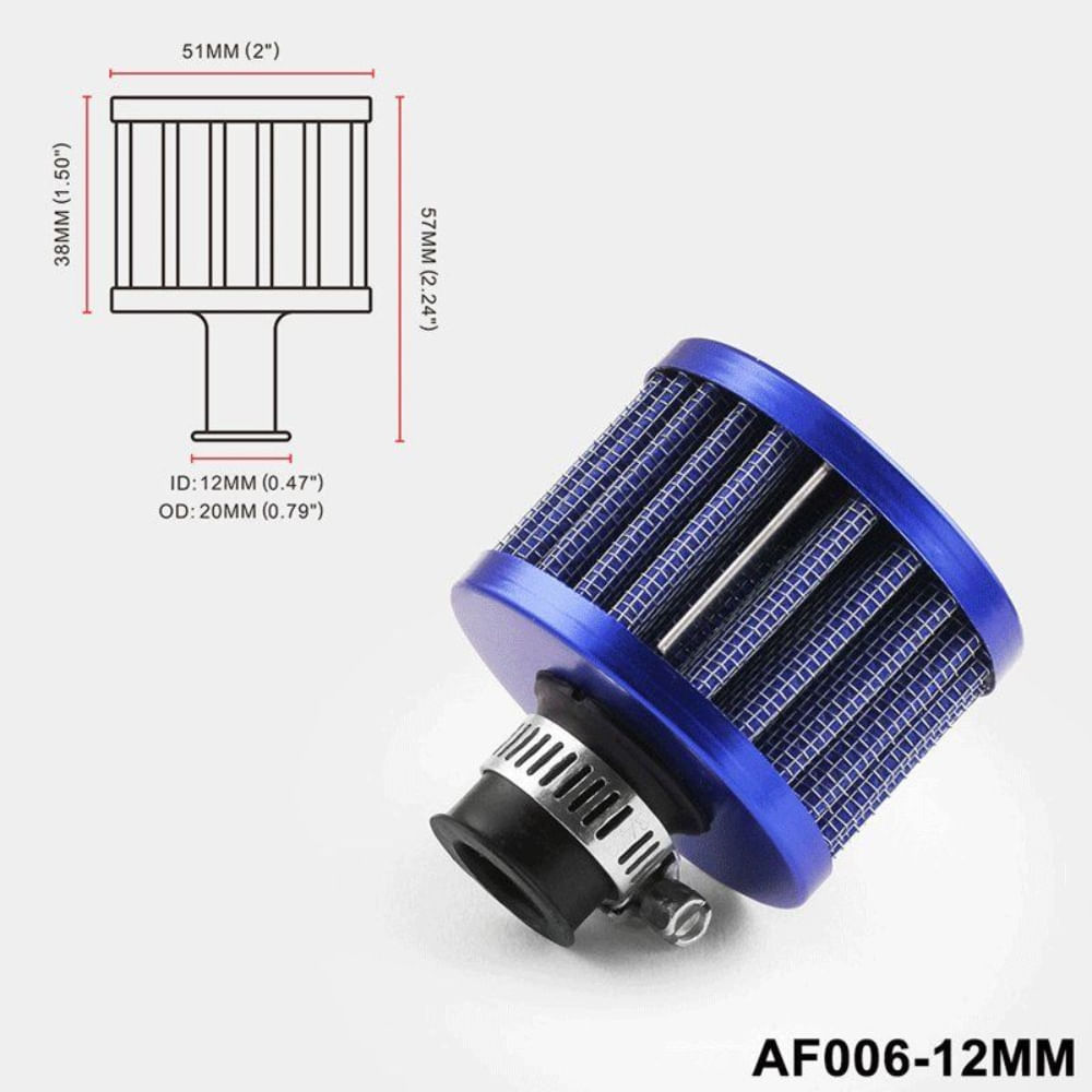 Mini Filtro De Aire Universal Azul 1.2cm | Promart.pe - Promart