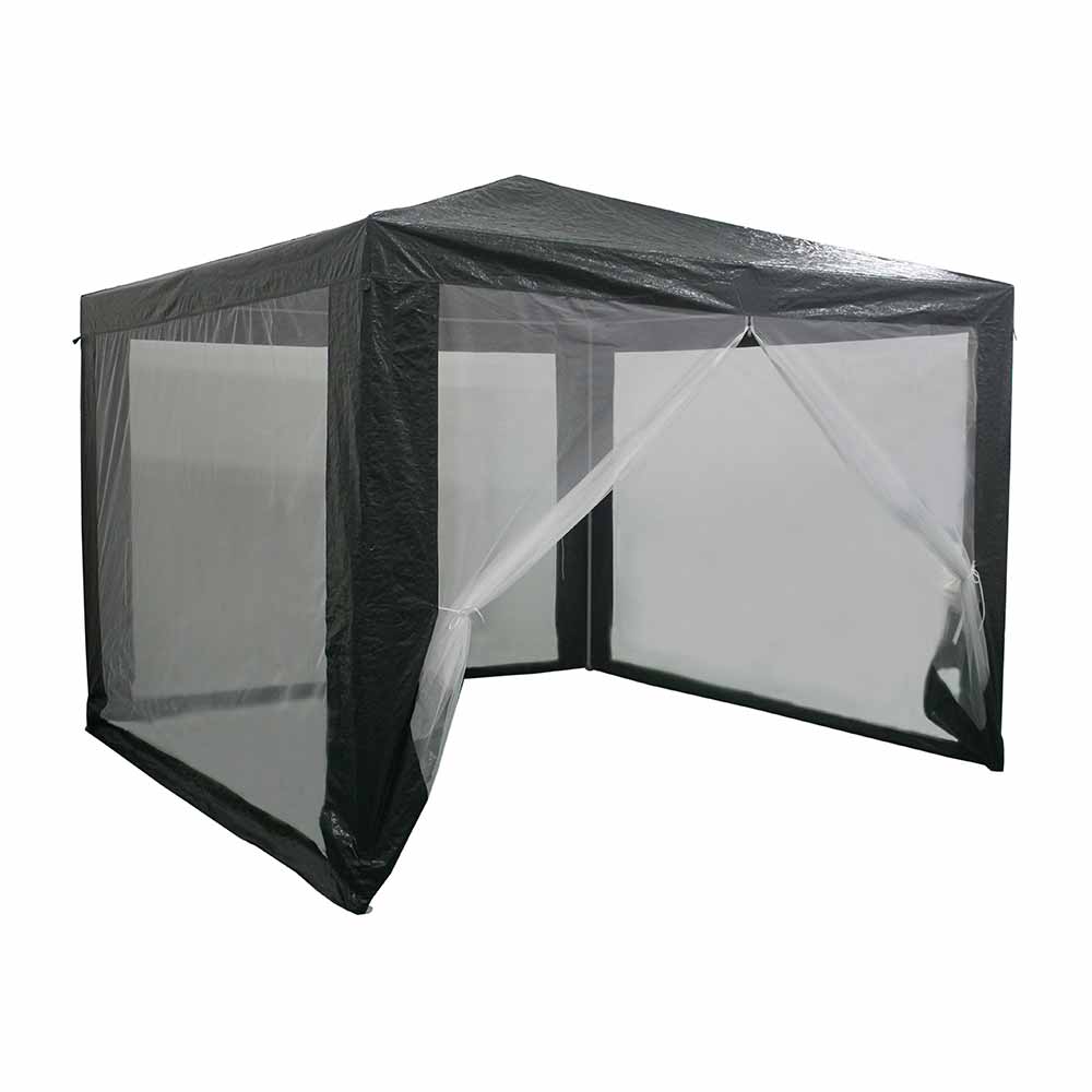 Toldo armable 3x3 Verde con malla mosquitera - Promart