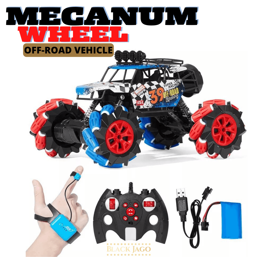 Carro a Control Remoto Mecanum Wheel 4x4 Auto Versión Grande - Promart