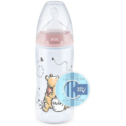 Biberón Nuk First Choice Pp Ct 300ml Winnie Rosado 351074105700WR - Promart