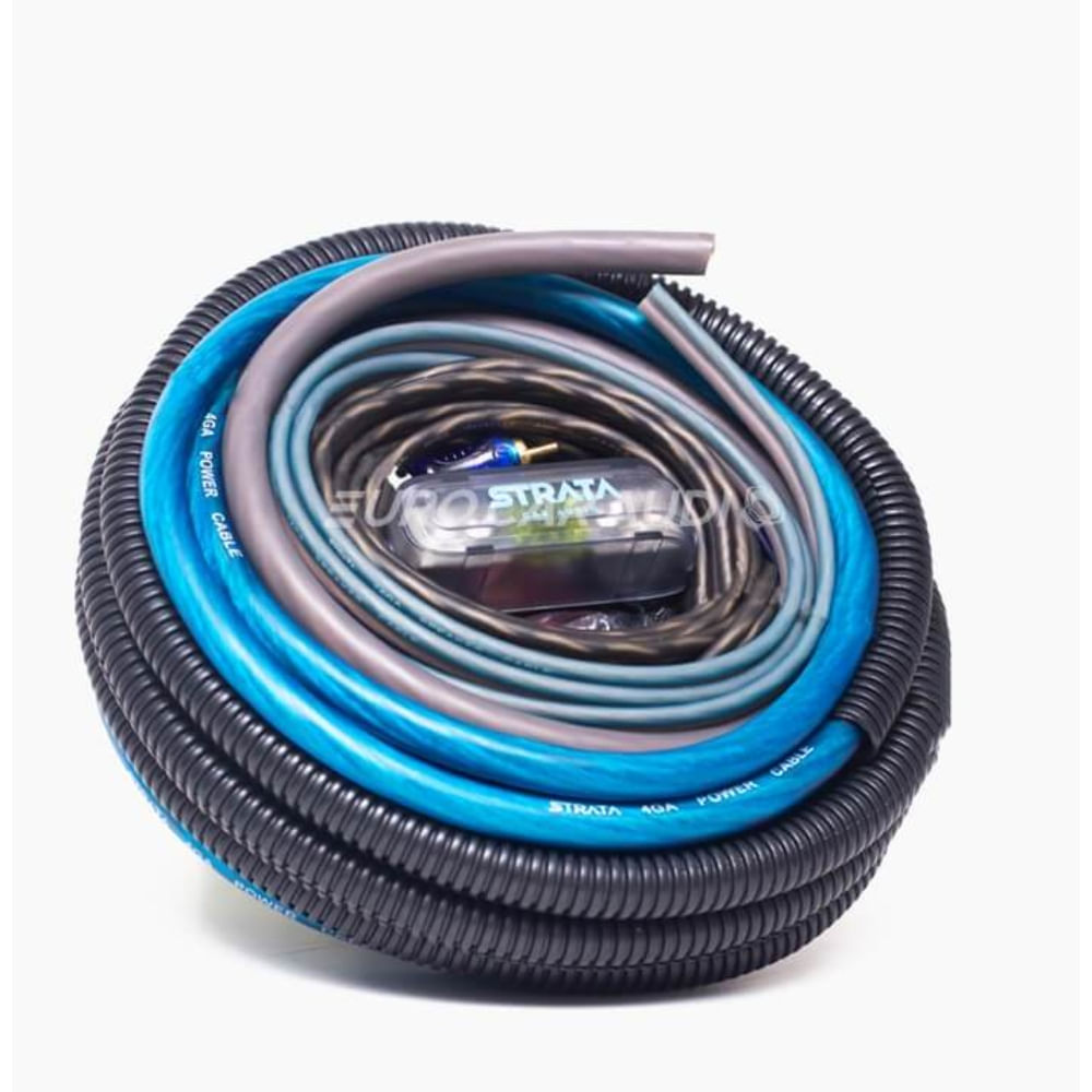 Kit De Cables Doble Rca Para Amplificador Calibre4 Strata - Promart